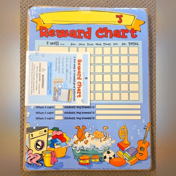 New Seasons | Other | Colorful Reward Chart For Kids | Poshmark